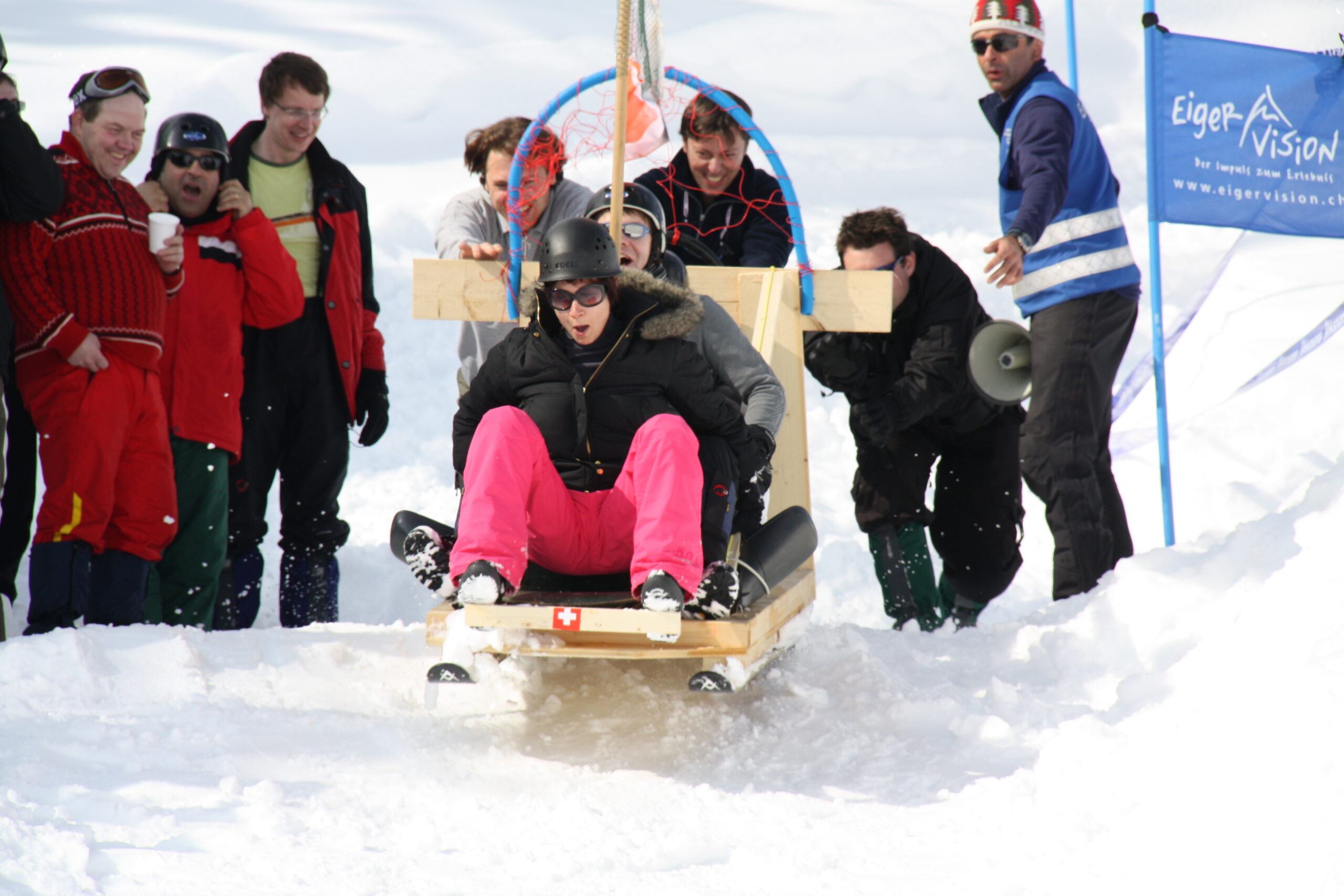 Sled building - The popular winter team event in the snow | Conference ...
